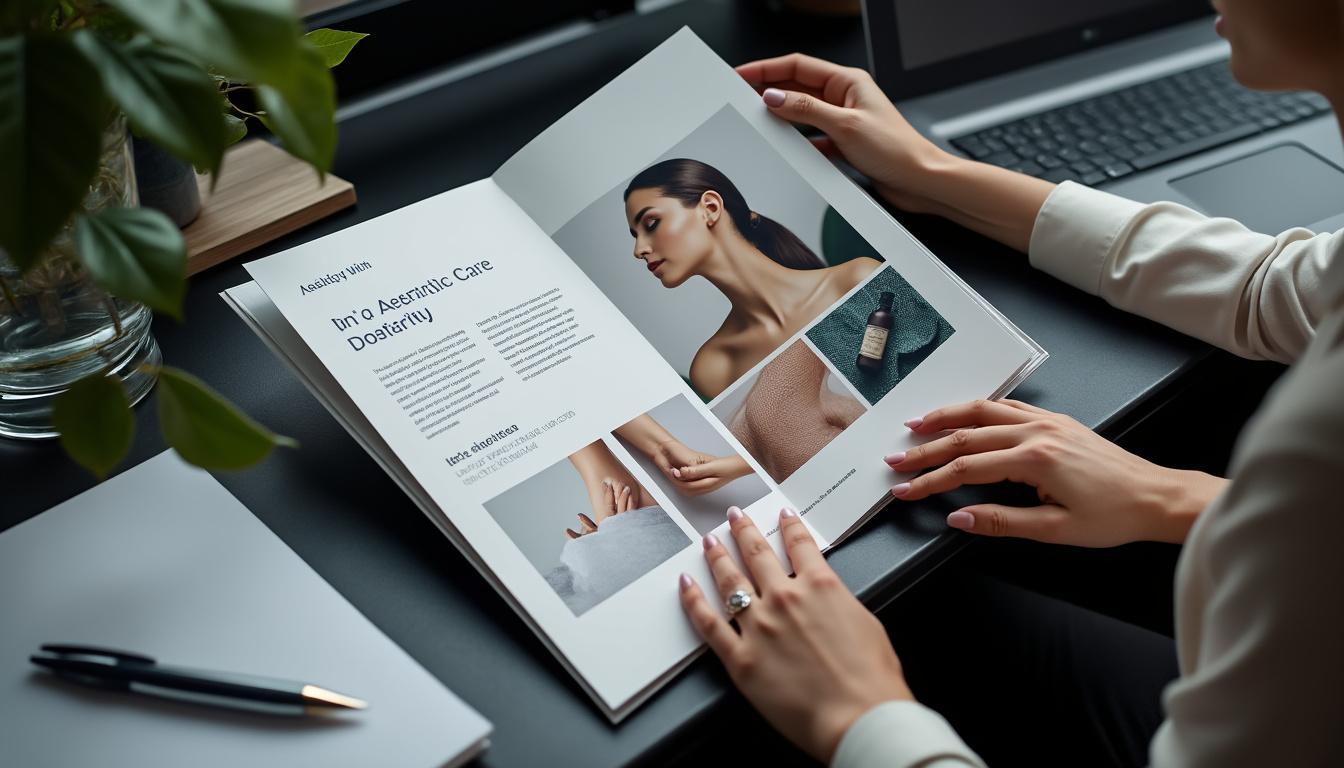 Les éléments essentiels d'une page de garde pour dossier de vente CAP esthétique